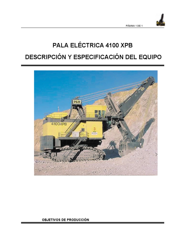 Pala XPB 4100 | PDF | Eje | Transformador