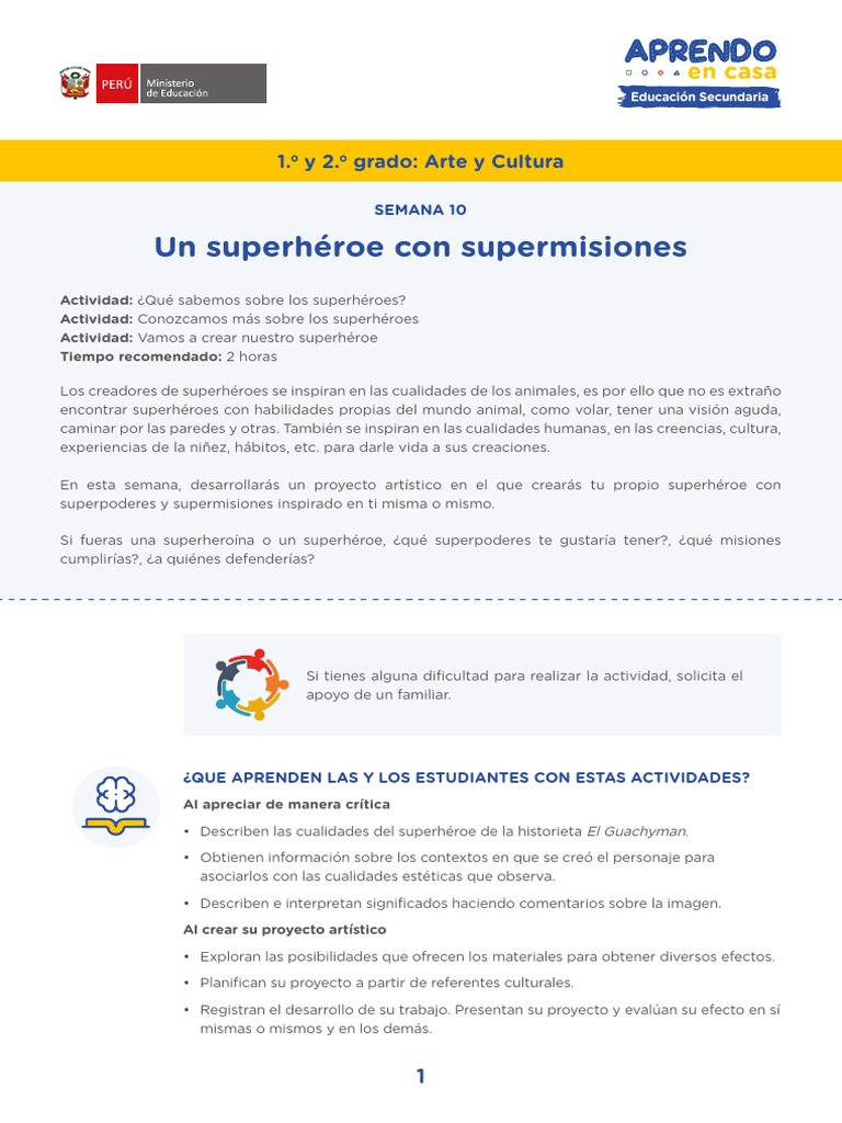Crear tu propio superhéroe con superpoderes | PDF | Superhéroes | Science
