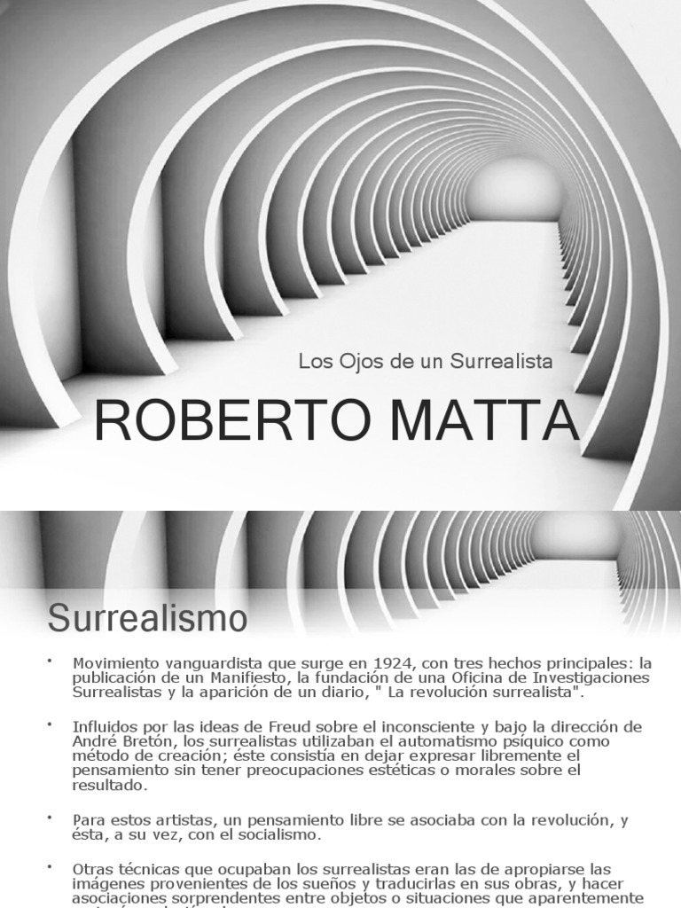 Roberto Matta: Surrealismo y Arte Abstracto | PDF | Surrealismo | Estética