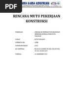 CONTOH RMK. (Rencana Mutu Konstruksi) | PDF | Bisnis | Komputer
