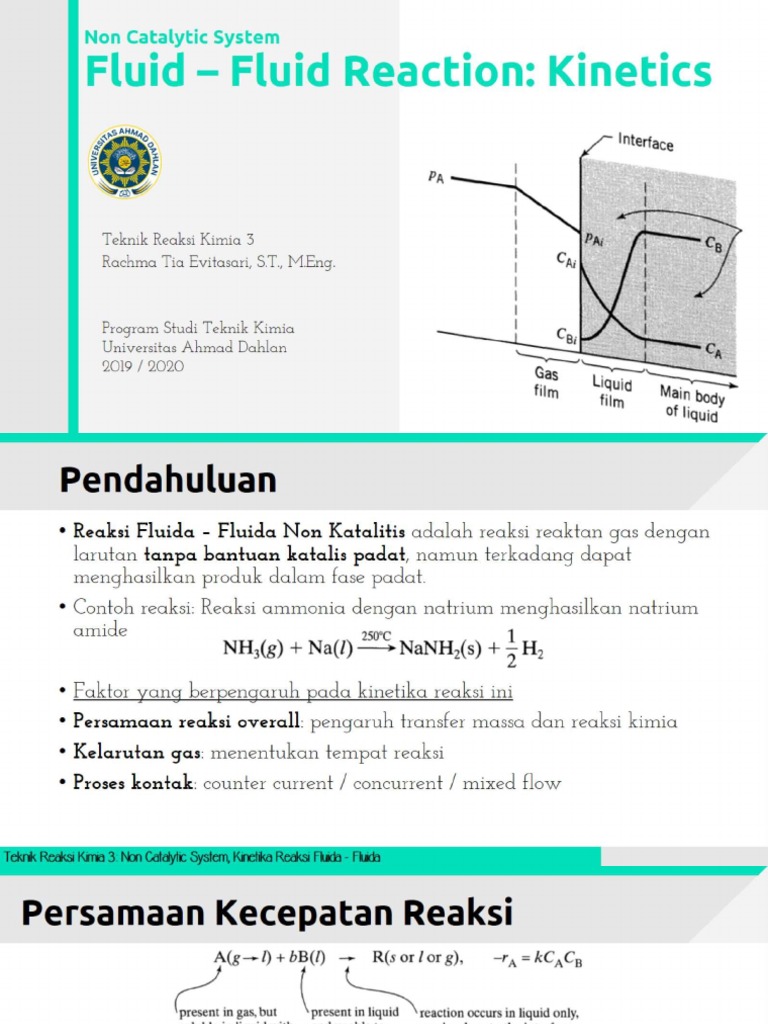 #9 - Fluid - Fluid Reactions Kinetics | PDF