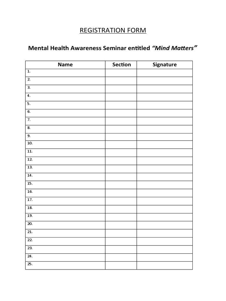 Final Reg Form | PDF