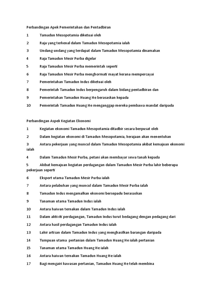 Latihan Bab 5 Sej t1 | PDF