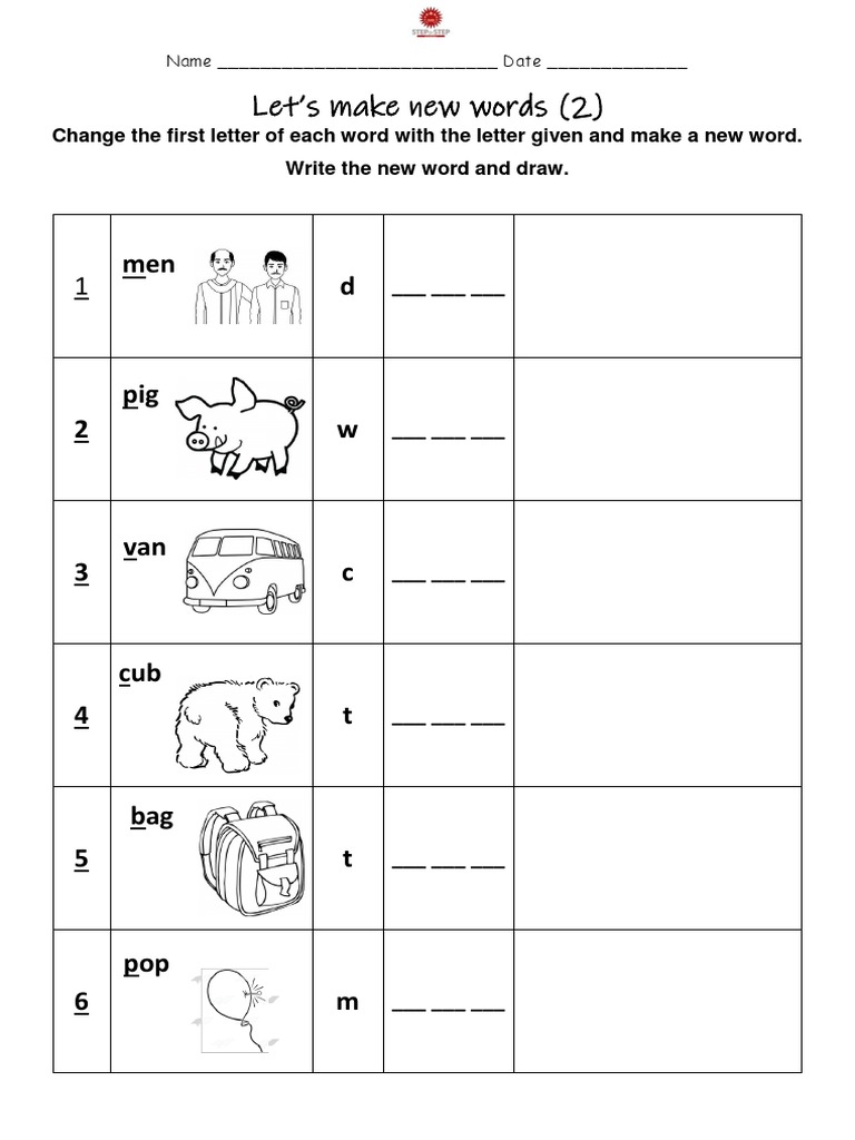2-3 Let's Make New CVC Words | PDF