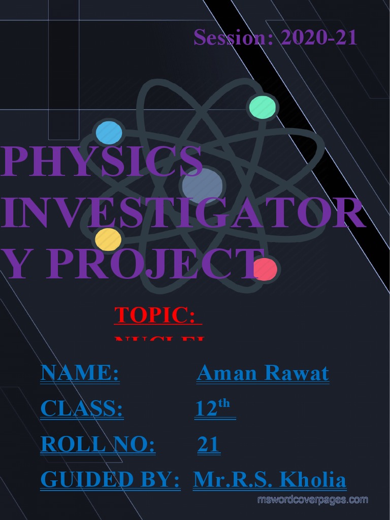 Physics Project | PDF | Radioactive Decay | Radionuclide