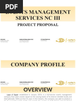 Portfolio On Events Management Services NC III | PDF