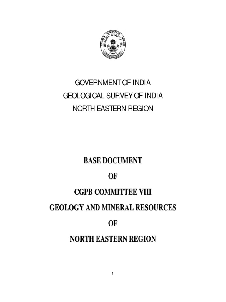 Final Base Paper Com VIII | PDF | Rocks | Petrology