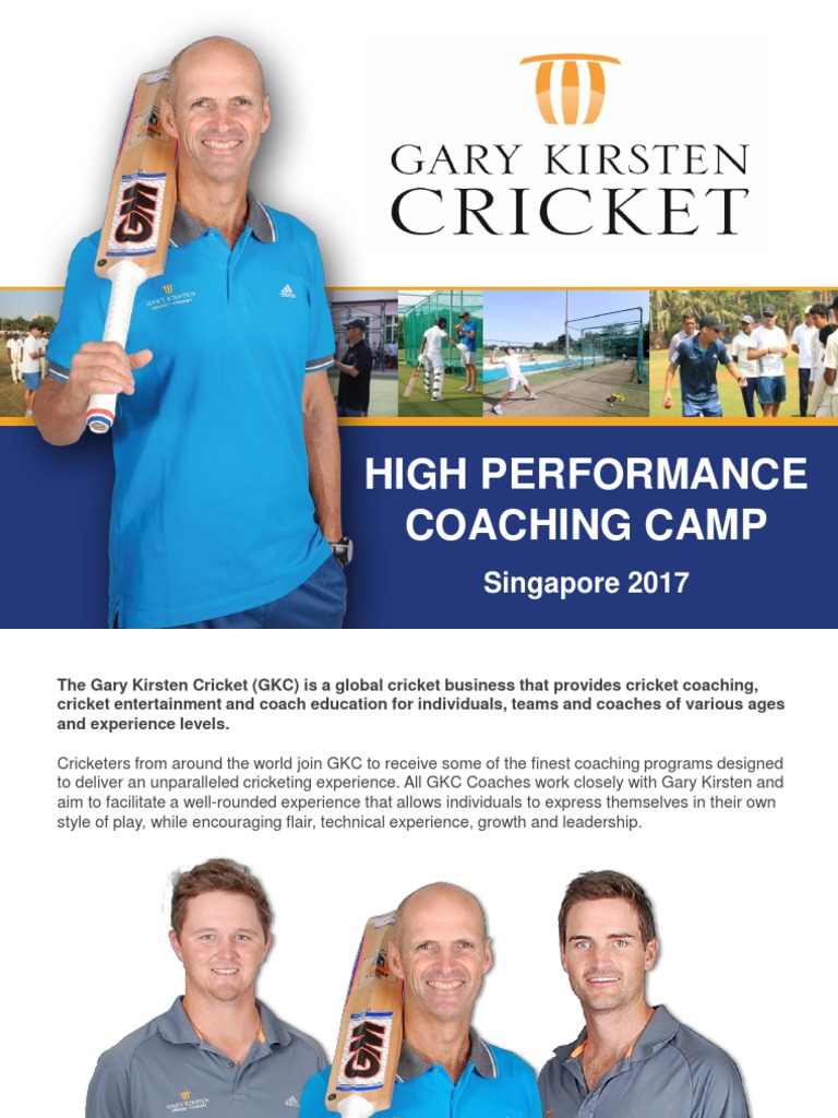 High Performance Cricket Coaching Camp | PDF | Cricket | Behavior ...