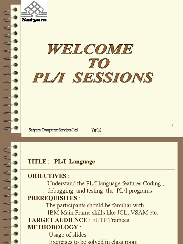 Revised Intro To Pl1 Pdf Subroutine Parameter Computer Programming