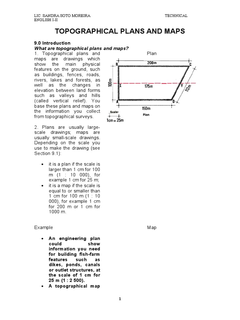 What Are Topographical Plans and Maps? | PDF | Map | Topography