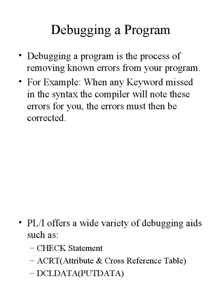 Pli PPT Extra | PDF | Computer Program | Programming
