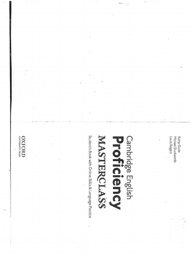 Masterclass Proficiency PDF | PDF