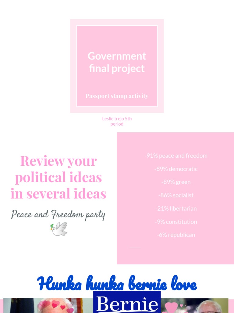Government Final Project | PDF | Politics Of The United States ...