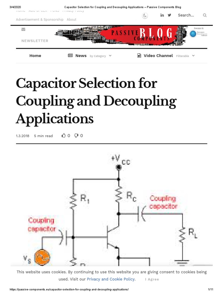 Capacitor Selection For Coupling and Decoupling Applications - Passive ...