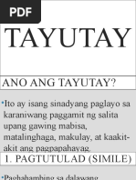Mga Uri NG Tayutay | PDF