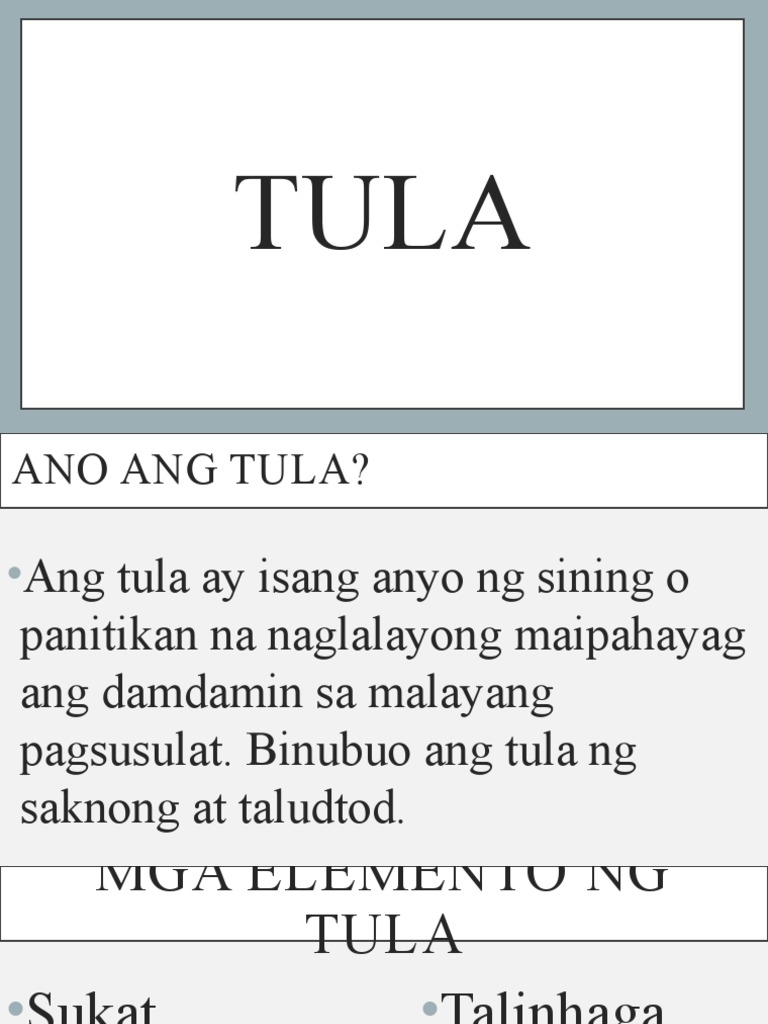Tula | PDF