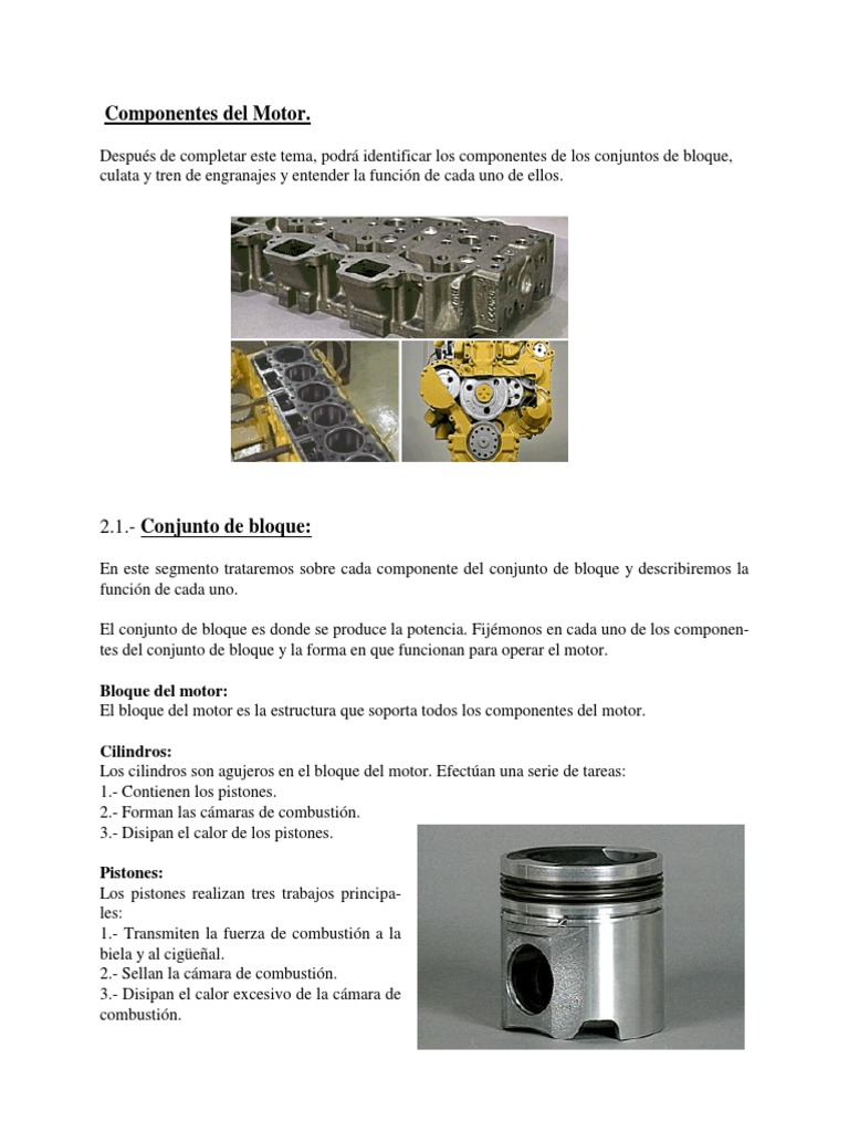 Engine cp2 | PDF | Pistón | Motor de combustión interna