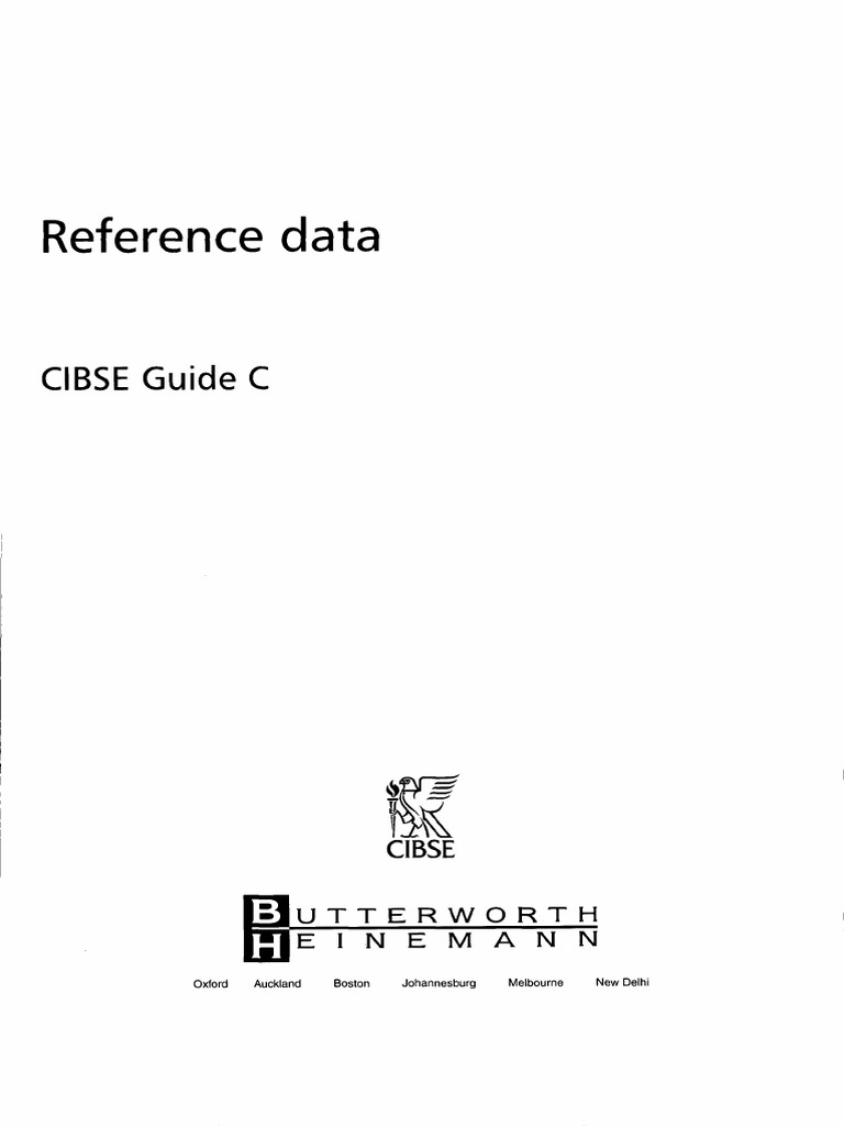 CIBSE Guide C PRT 1 | Humidity | Phases Of Matter
