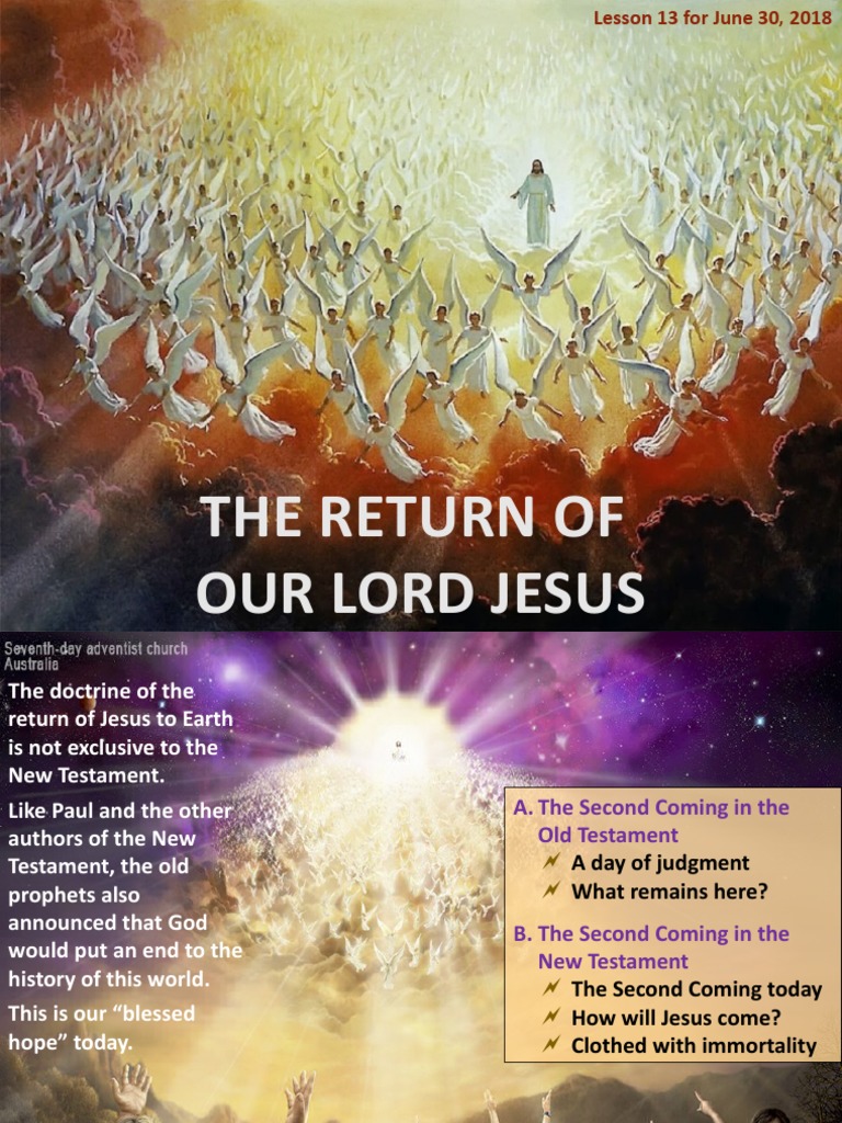 The Return of Our Lord Jesus | PDF | Second Coming | Jesus