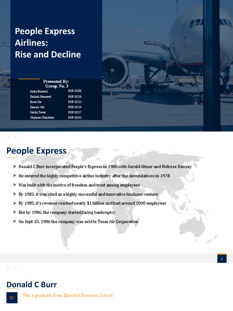 People Express Airlines: Rise and Decline | PDF | Airlines | Aviation