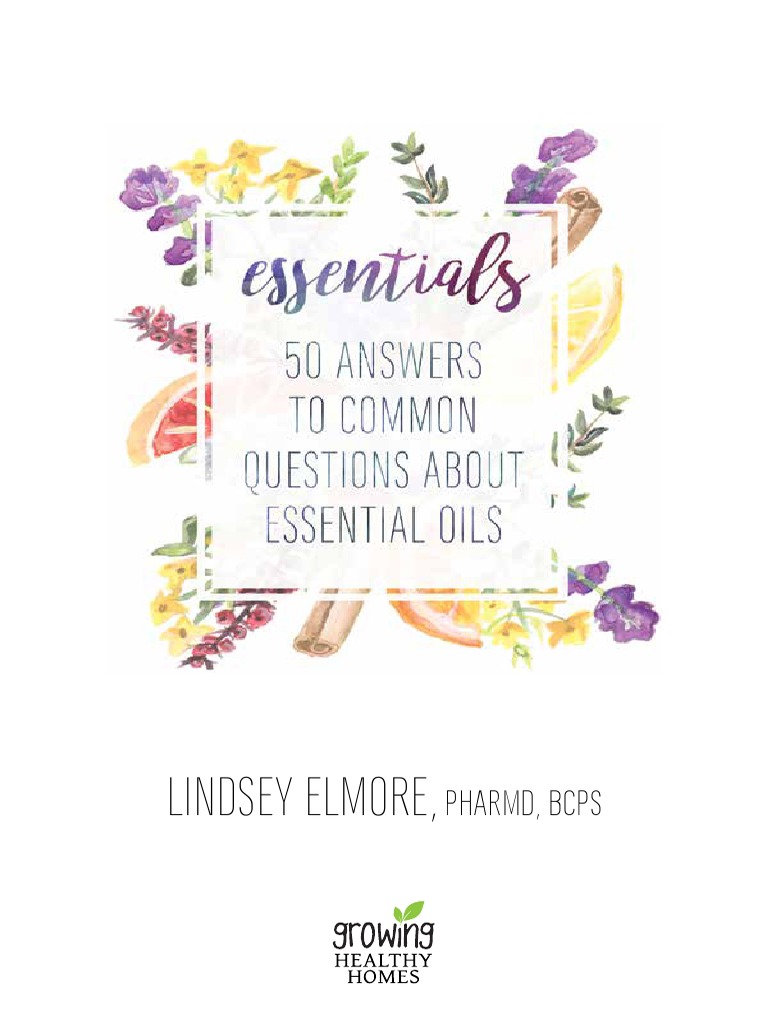 50 Essentials SAMPLE PDF | PDF | Essential Oil | Resin