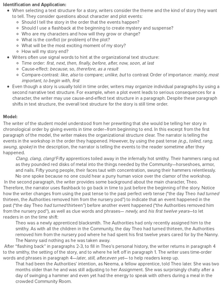 Narrative Text Structures Guide | PDF | Plot (Narrative) | Narrative
