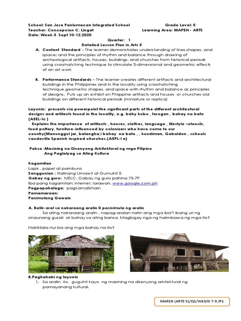 Arts5 Q1 WK 3 Day7 9 PDF | PDF