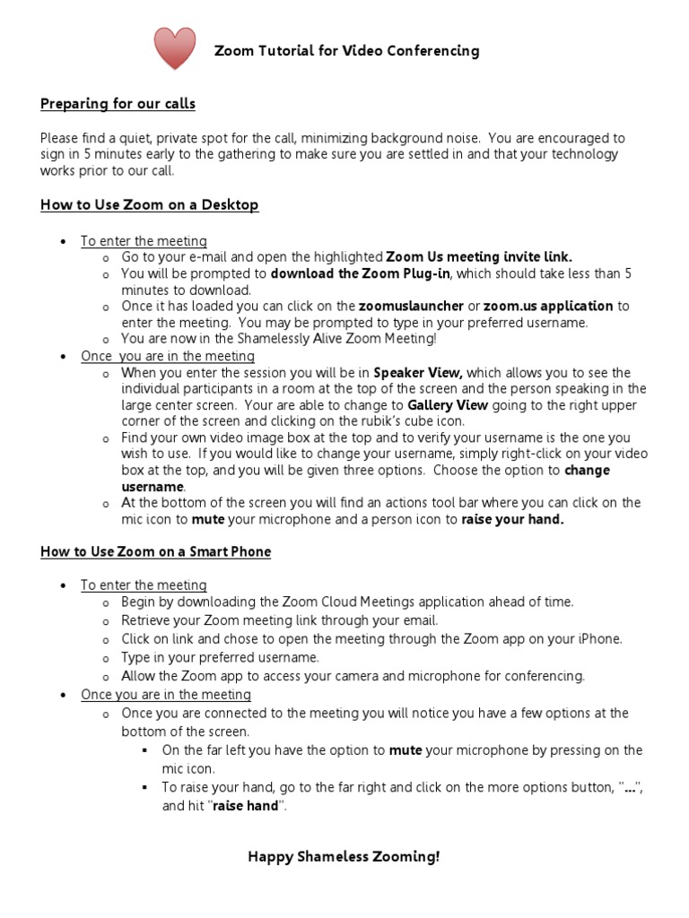 Zoom Tutorial For Video Conferencing: Username | PDF | Icon (Computing ...