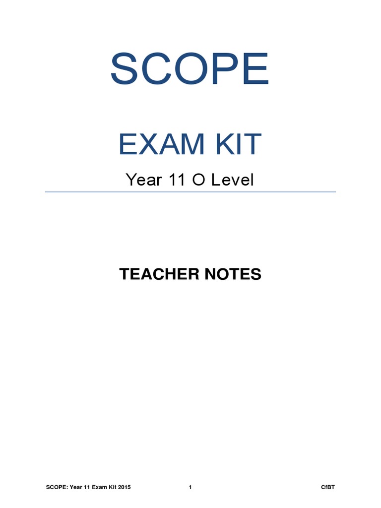 Scope PDF | PDF | Test (Assessment) | Reading Comprehension