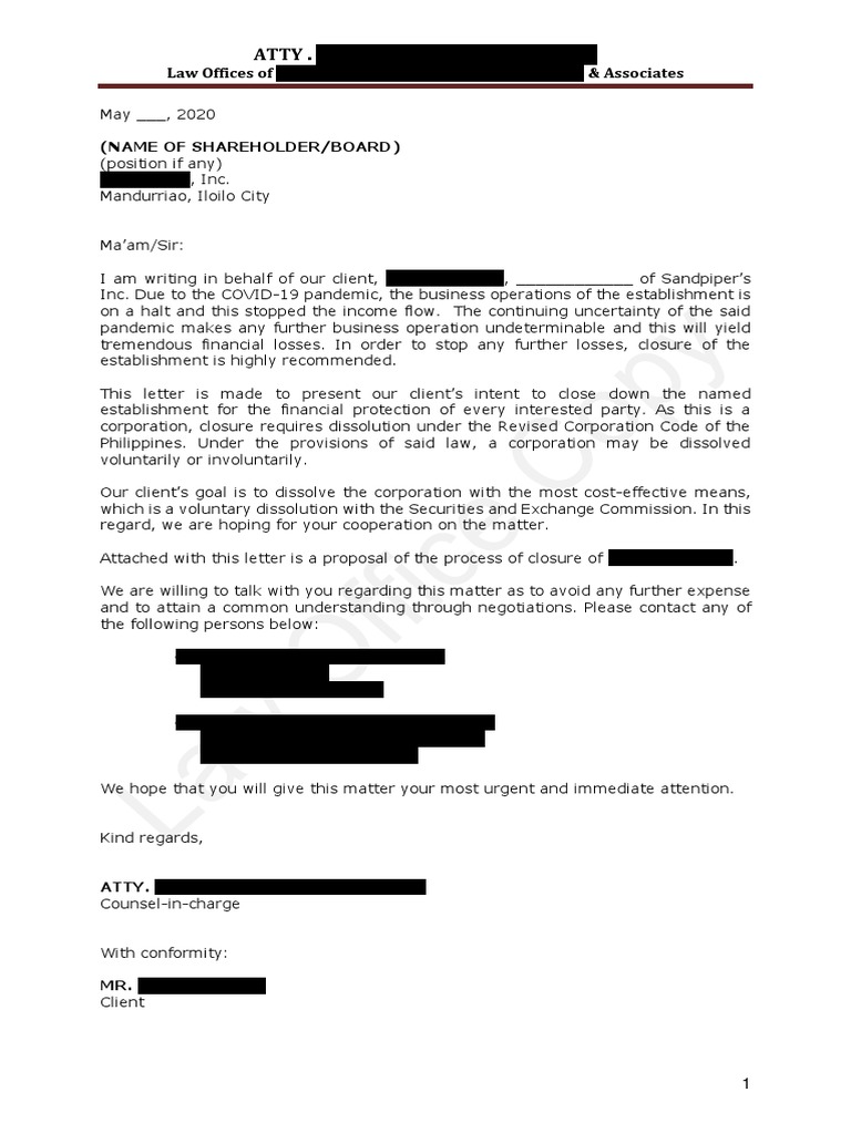 Letter of Intent to Dissolve.pdf