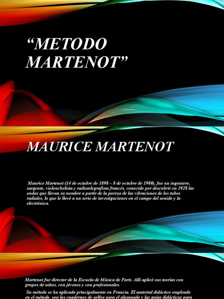 Metodo Martenot | PDF | Ritmo | Conceptos psicologicos