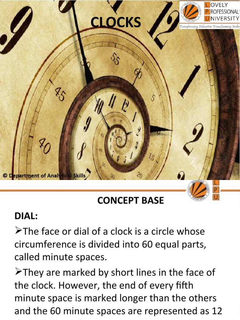 PEA Clocks | PDF | Clock | Hour