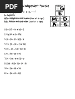 Grade 4 MDAS Worksheet with Answers | PDF