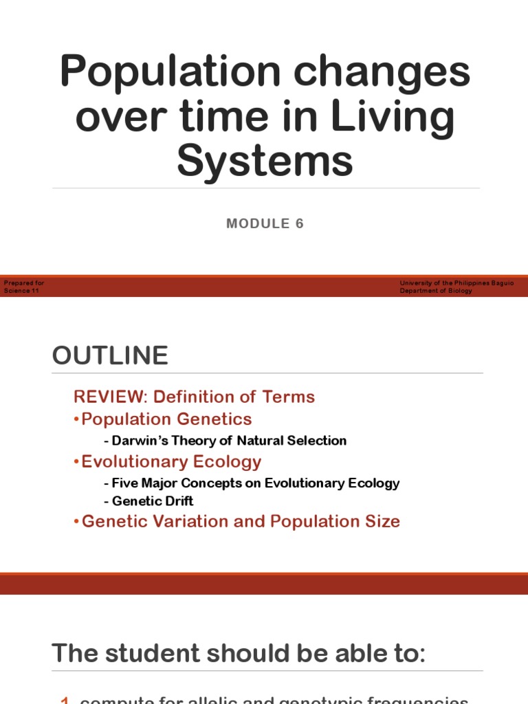 Evolution of Populations Overview | PDF | Dominance (Genetics) | Allele