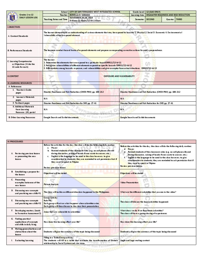 2 DRRR Week 5 | PDF | Disaster Risk Reduction | Hazards