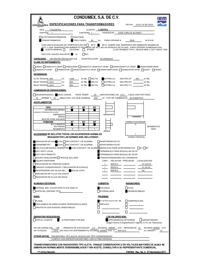 IEM - Datasheets - Power Transformer | PDF | Electromagnetismo | Bienes ...