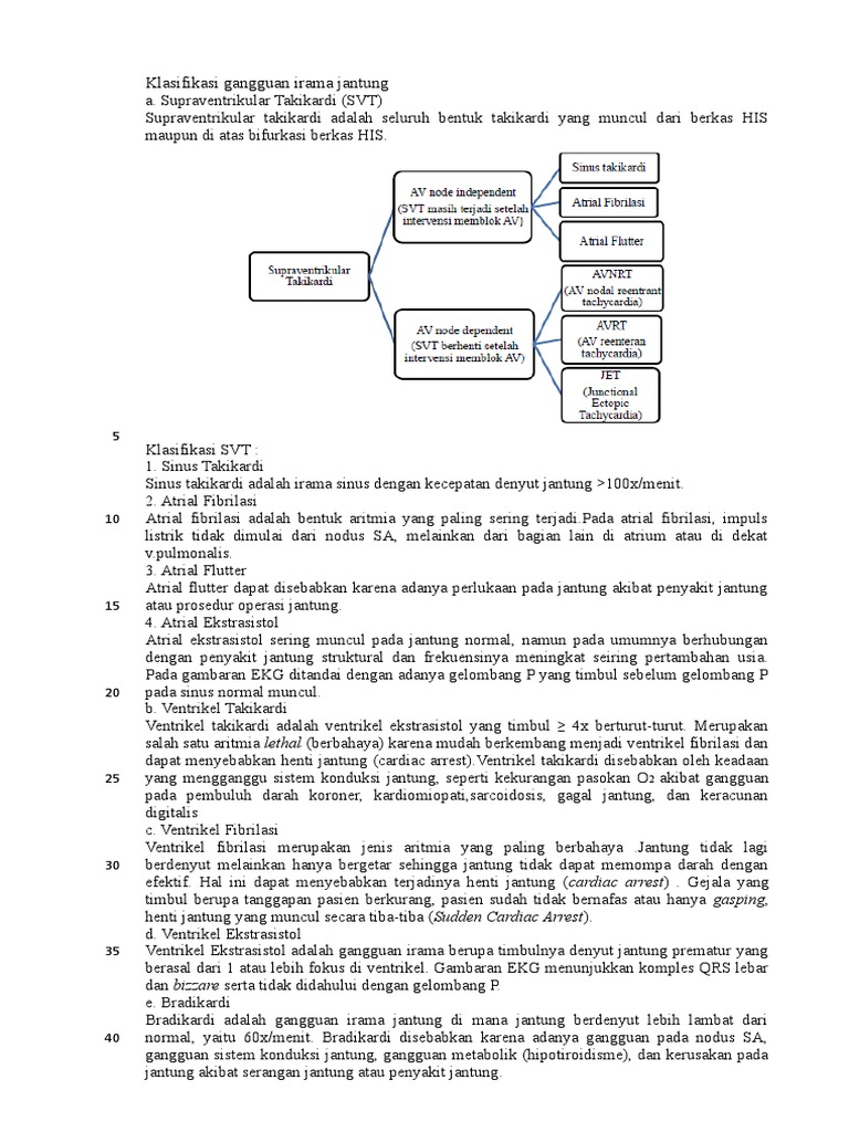 Klasifikasi Gangguan Irama Jantung | PDF