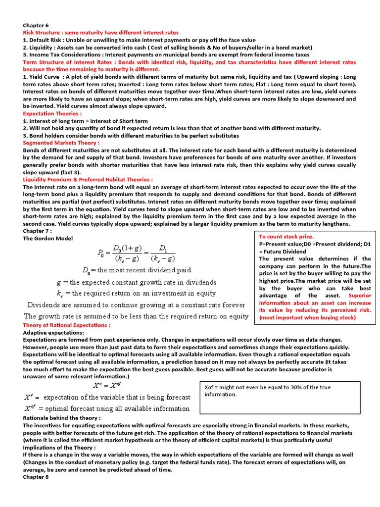 Chapter 6 | PDF | Yield Curve | Bonds (Finance)