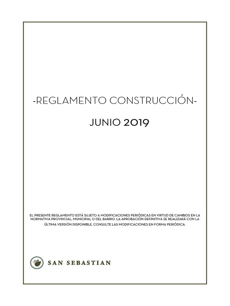 Reglamento de Construccion FINAL MAYO 2019 PDF | PDF | Regulación | Agua