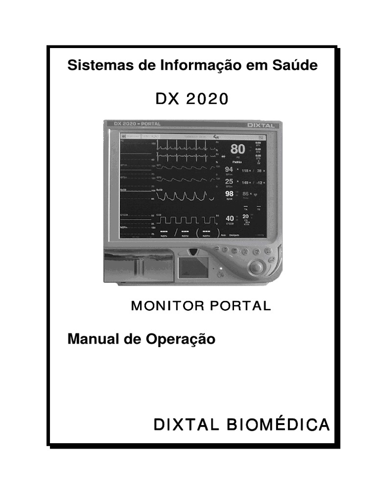 Dixtal DX 2020 Monitor - User Manual PDF | PDF | Umidade | Rede de ...