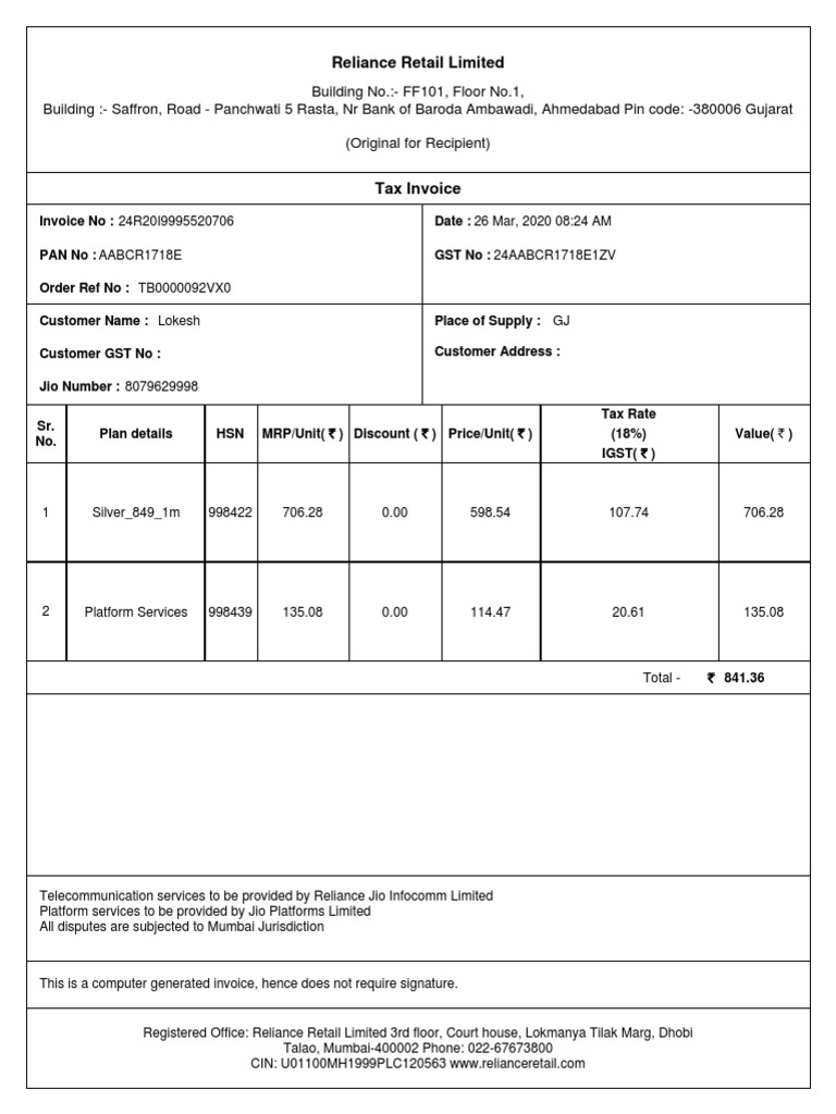 Invoice March | PDF | Invoice | Value Added Tax