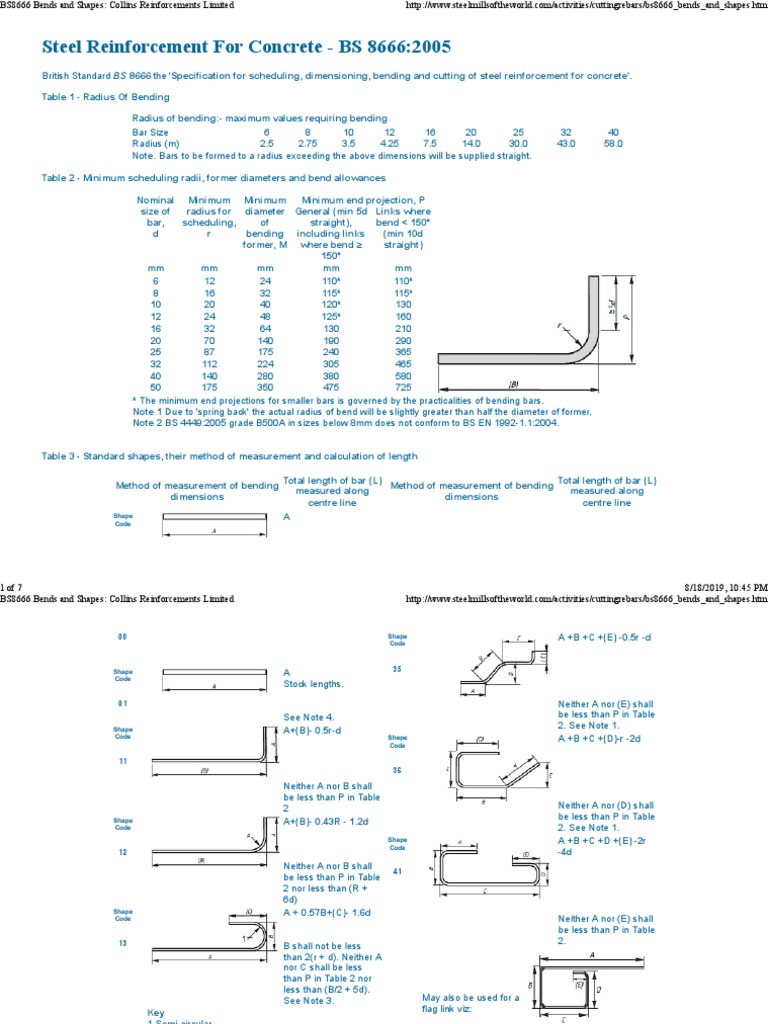 BS 8666 2005 Shape Codes2 | PDF | Angle | Space