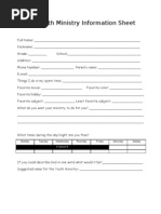 Preparing Your Personal Testimony and Worksheet | PDF | Born Again ...