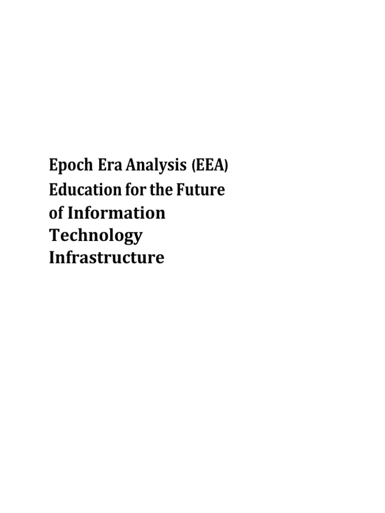 Epoch Era Analysis | PDF | System | Learning