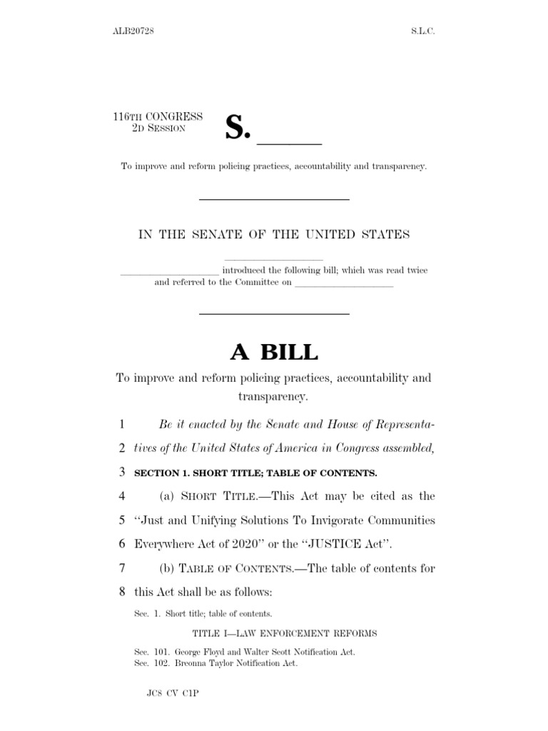 Justice Act 105 | PDF | Search Warrant | U.S. Securities And Exchange ...