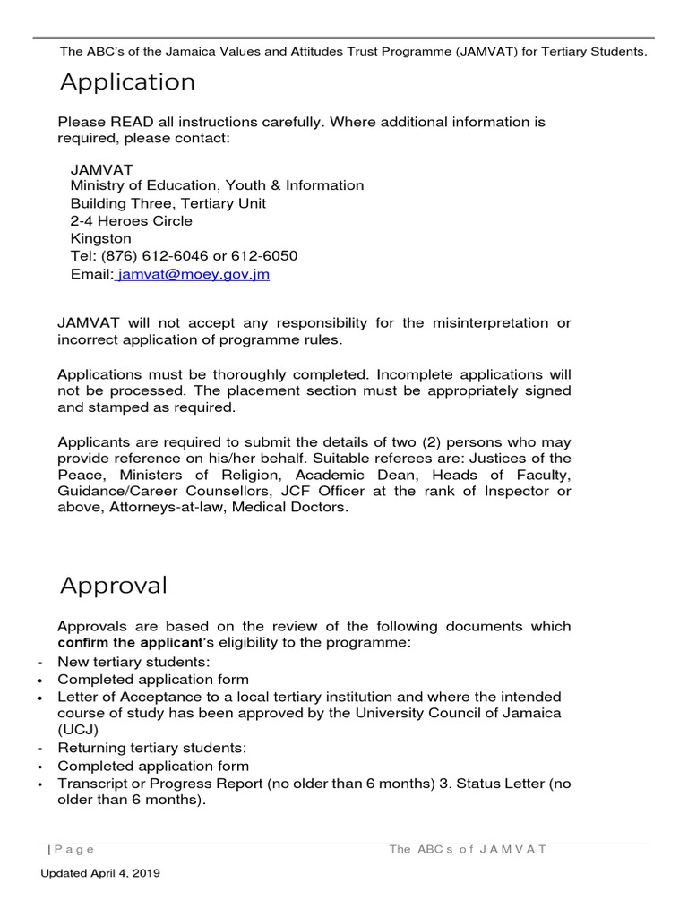 The ABCs of JAMVAT - 0 | PDF | Volunteering | Tuition Payments