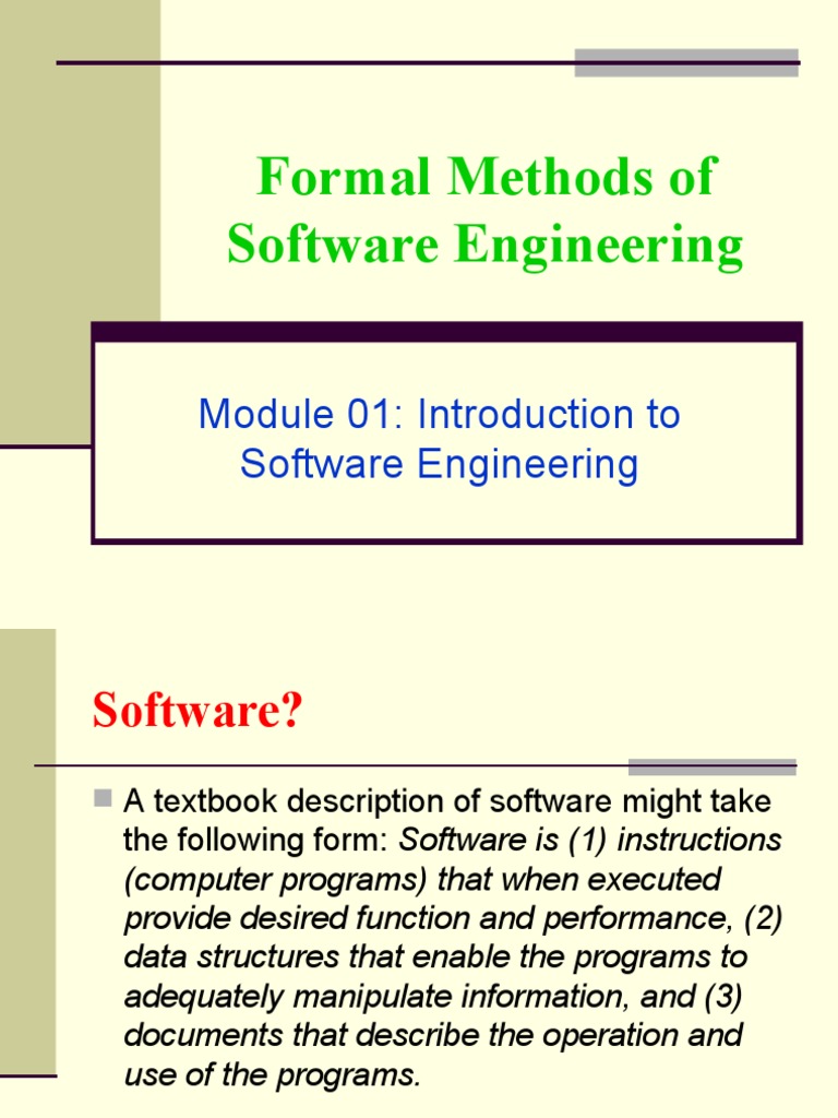 Lec 01 | PDF | Software Development Process | Software Prototyping