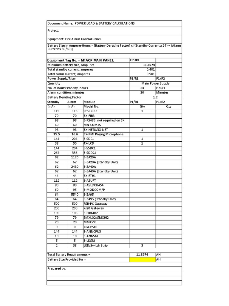 3X Battery Calculations | PDF | Electricity | Electrical Engineering