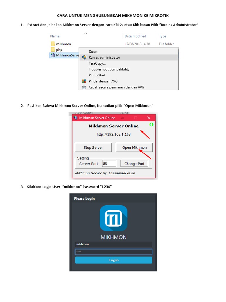 Cara Mendaftarkan Router Ke Mikhmon PDF | PDF | Bisnis