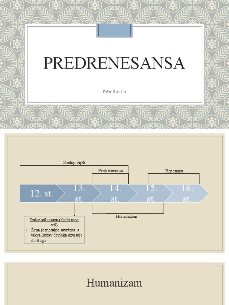 Predrenesansa | PDF
